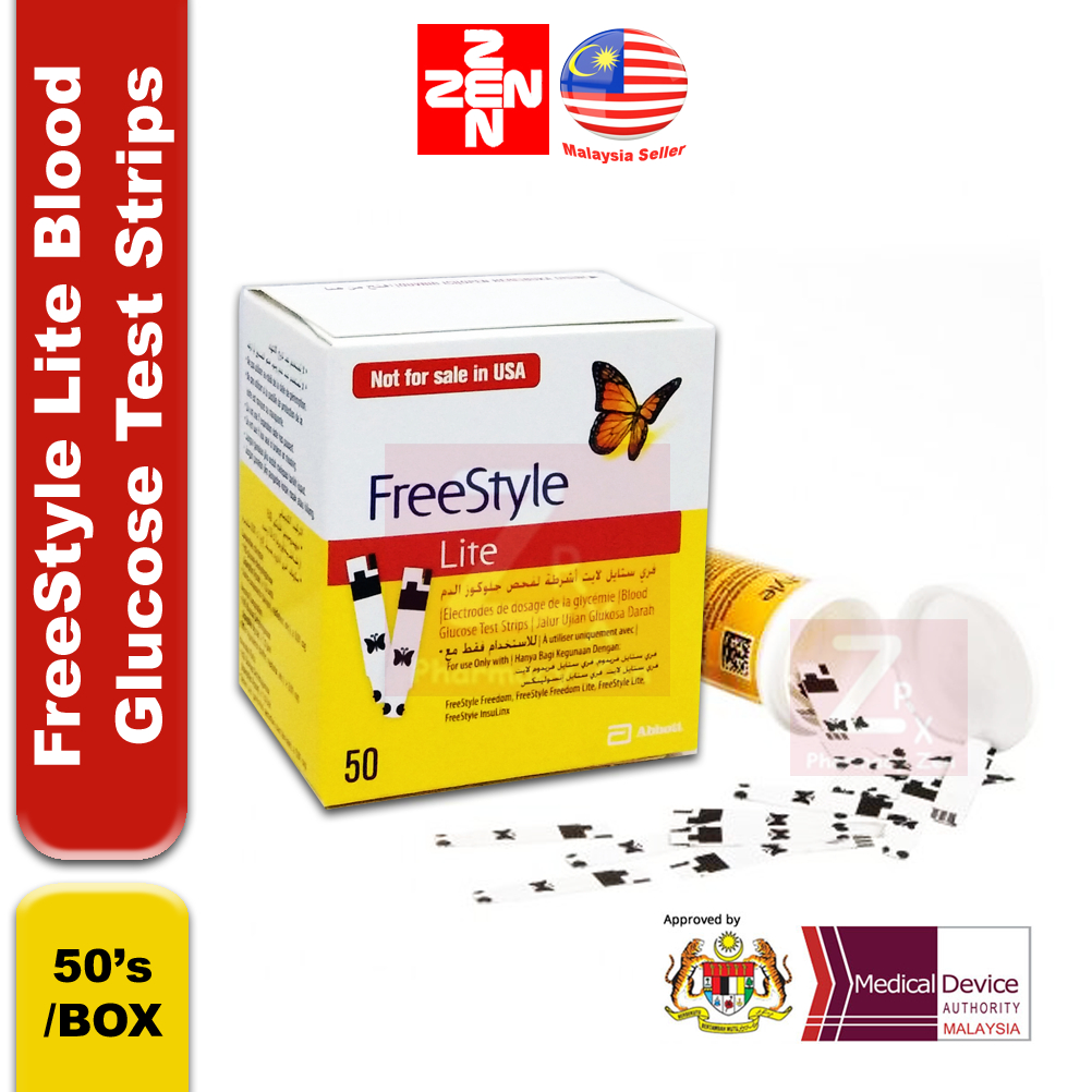 Abbott Freestyle Freedom Lite Test Strips (50s) | Shopee Malaysia