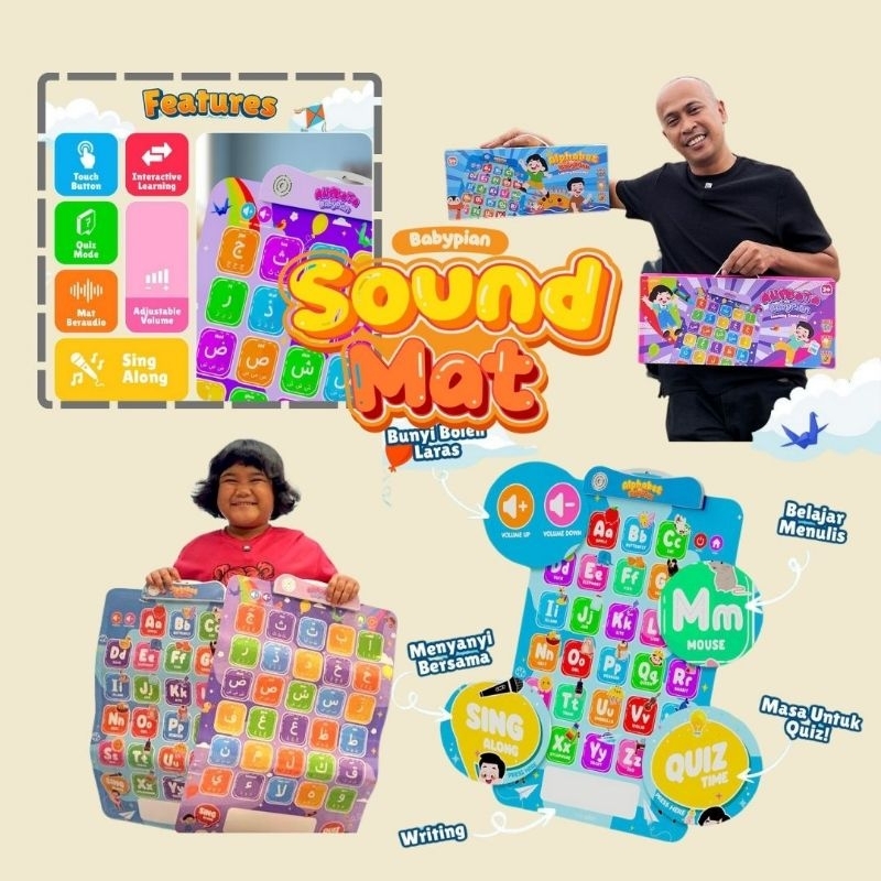BABYPIAN XACHEY TIARA SOUND MAT 2.0 (HIJAIYAH/ALPHABET) EDUCATION SOUND ...