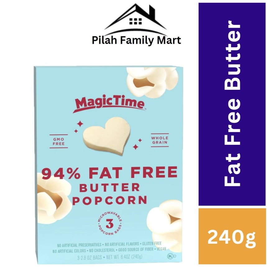 Fat Free Butter MAGIC TIME Popcorn 240g | Shopee Malaysia
