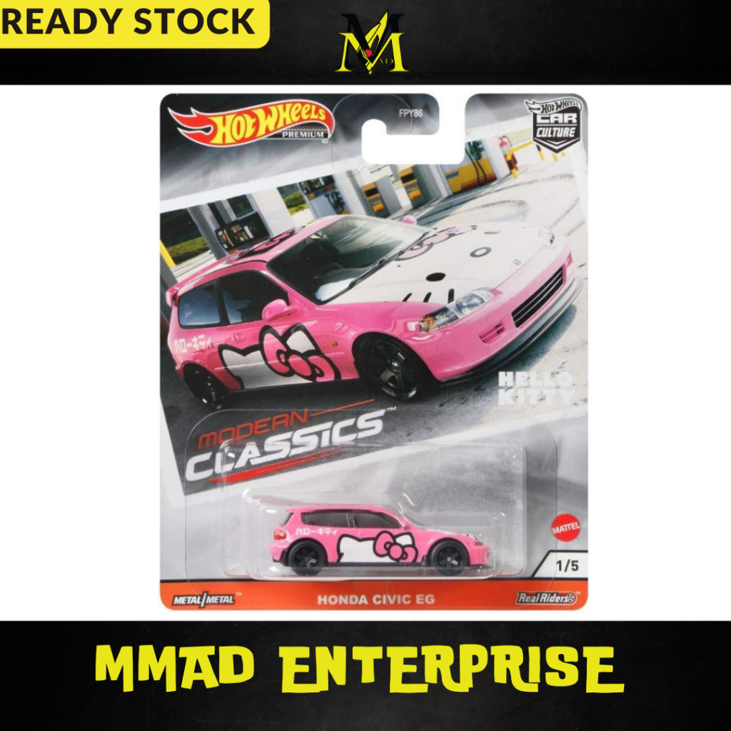 [Car Culture] Hot Wheels Honda Civic EG- Hello Kitty -Pink Car Culture ...