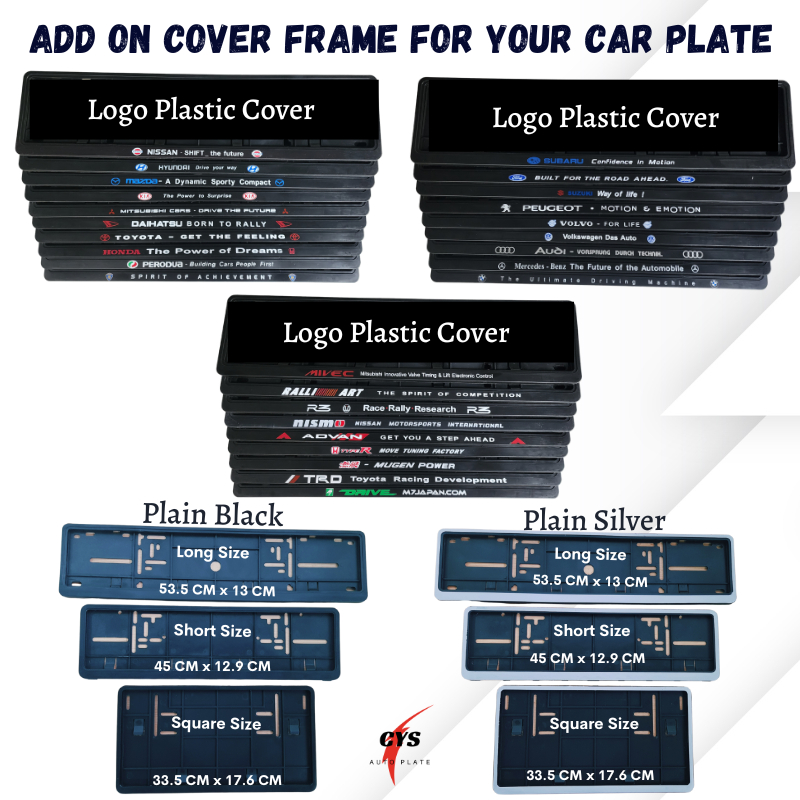 2D Car Number Plate (Tulisan Dalam) 2D Nombor Plat/ Nombor Plat Kereta ...