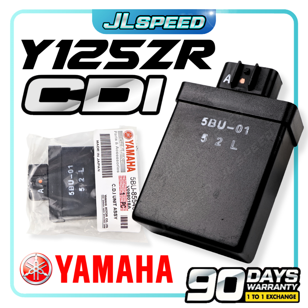 (3 Months Warranty) ORIGINAL YAMAHA CDI UNIT FOR 125Z Y125Z 125ZR Y125ZR 125 / RXZ CATALYZER 5BU ...