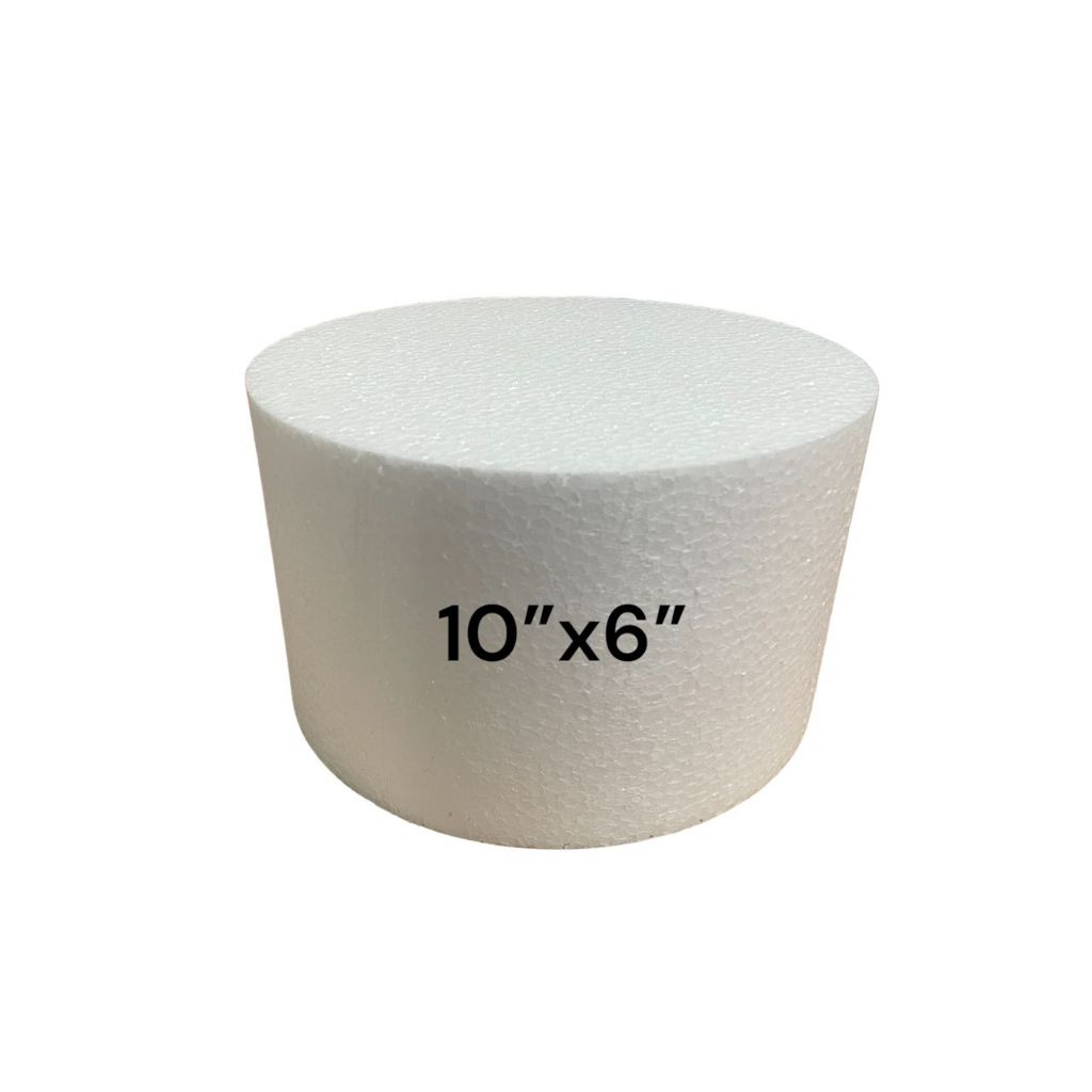 (READY STOCK) 10x6 inch Polystyrene Round Dummy Cake | Shopee Malaysia
