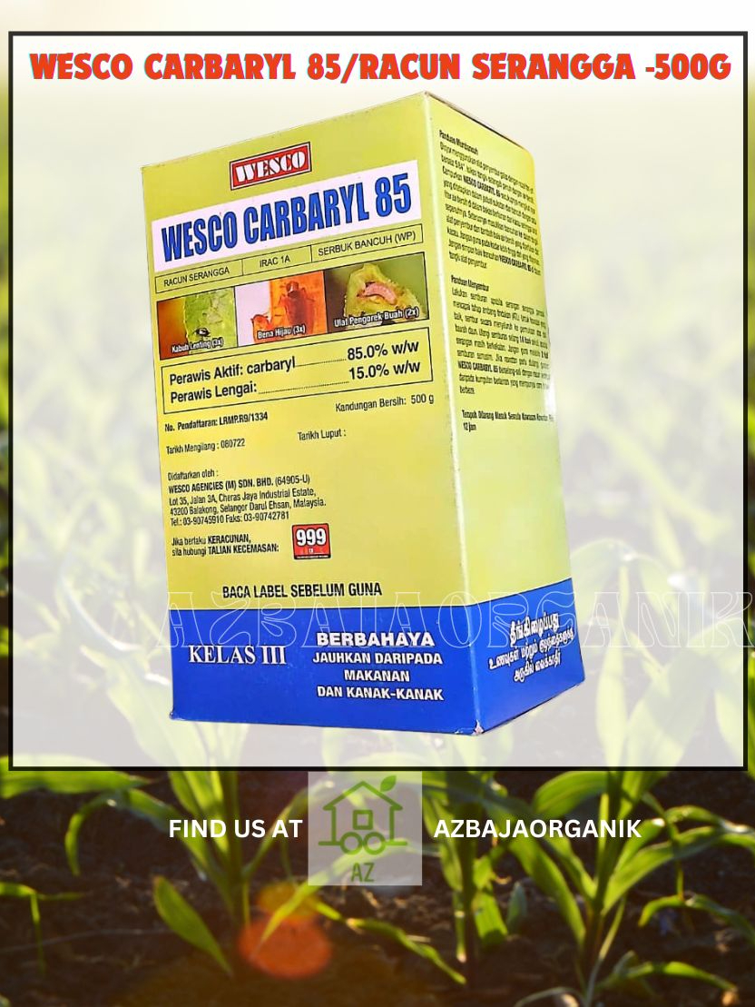 WESCO CARBARYL 85 /RACUN SERANGGA -500G | Shopee Malaysia
