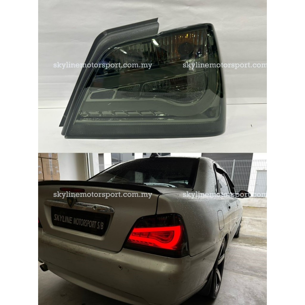 Proton Waja 86 Style Led Tail Lamp Light Bar Smoke Only R Side | Shopee ...