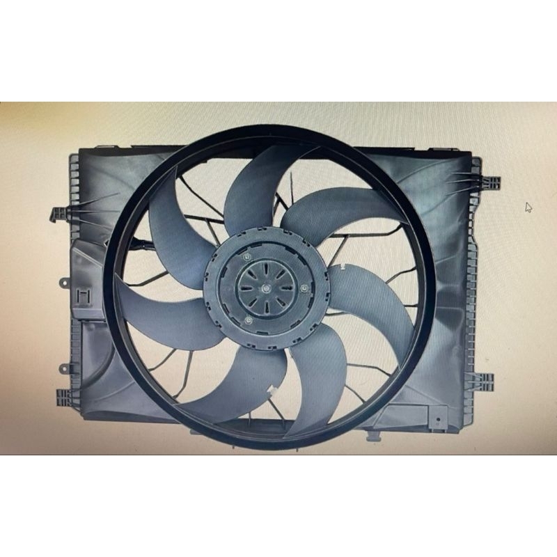RADIATOR FAN MOTOR ASSEMBLY WITH BLADE MERCEDES-BENZ E-CLASS W212 ...