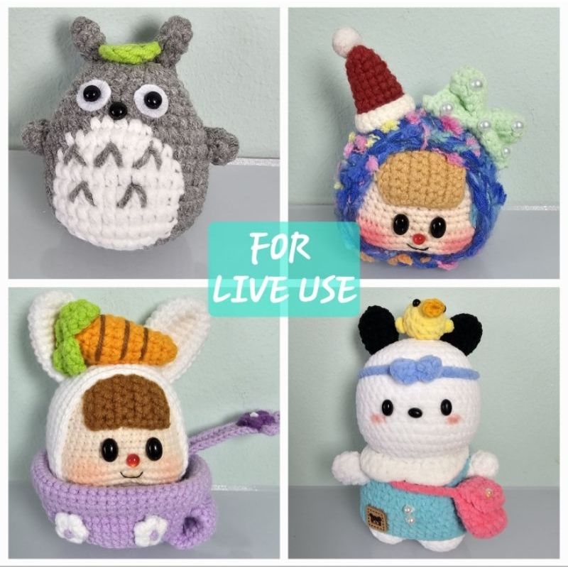 BUY 2 FREE 1 (Live use) 《Finished product》Blind bag Handmade crochet ...