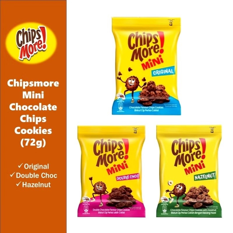 Chipsmore Mini Chocolate Chip Cookies 72g | Shopee Malaysia