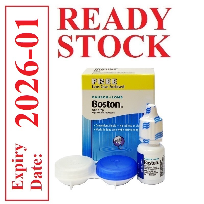 Boston One Step Pembersih Enzim Cecair (5ml) untuk Kanta RGP / B&L ...