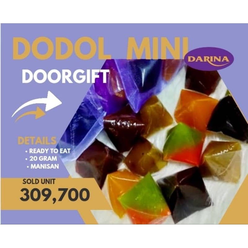 Doorgift Door gift kahwin Dodol Makanan snack Goodies Jajan borong mini ...