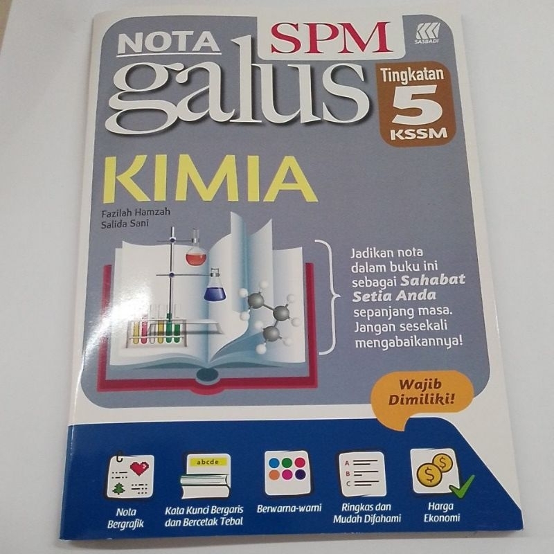 nota galus spm KIMIA tingkatan 5 kssm | Shopee Malaysia