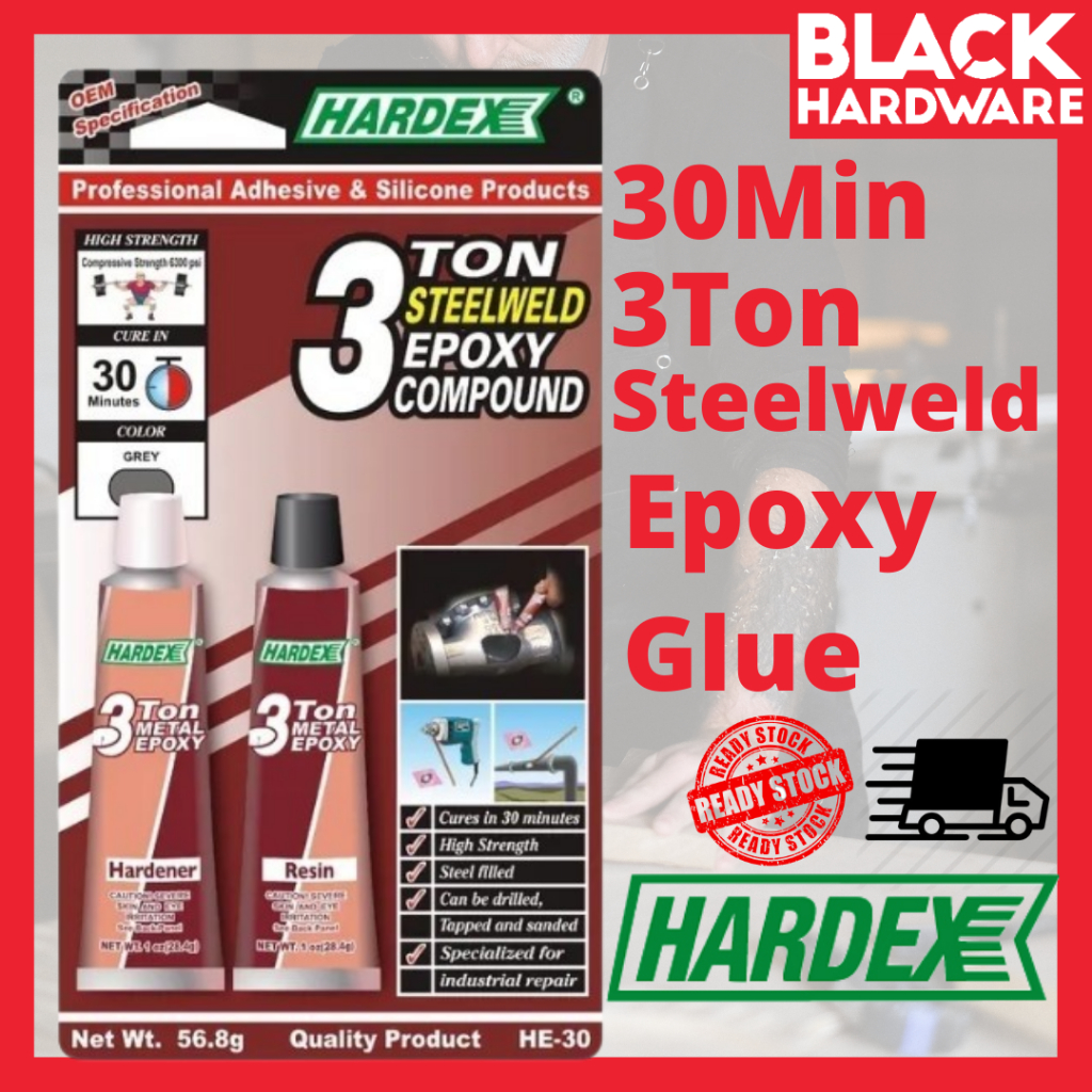 Black Hardware HARDEX 3 ton Glue Gam Besi Gam Besi Paling Kuat Gam 2 ...