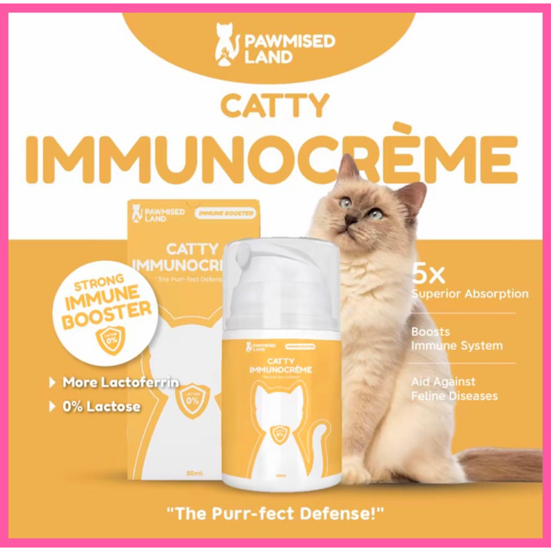 PawmisedLand Catty ImmunoCreme Emulsified Immune Booster Immunity ...