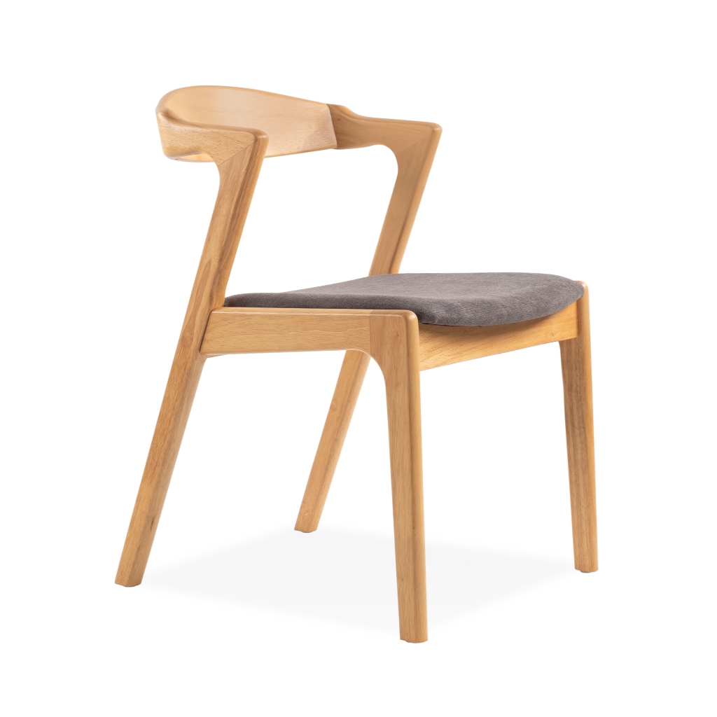 [2 units/set] MODA Dara Dining Chair, Kerusi Makan Kayu Getah, 2 ...