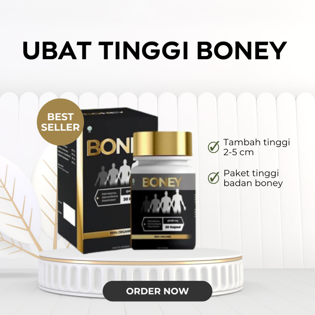 Ubat Tinggi Badan Boney Capsule Supplement Ubat Tinggi Original Hq ...
