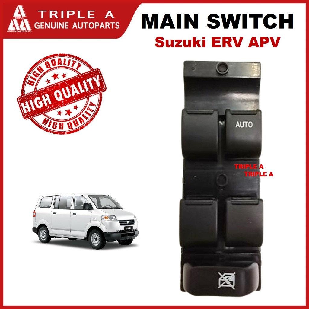 [ TRIPLE A ] SUZUKI ERV/APV POWER WINDOW MAIN SWITCH MASTER DRIVER SIDE ...