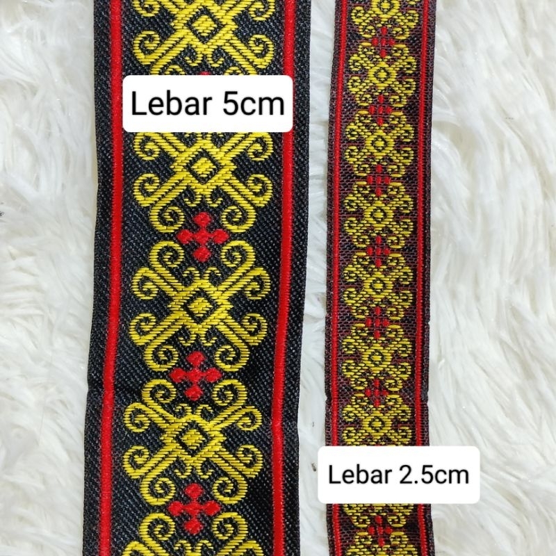 Lace Sulam Motif Murut Sabah | Shopee Malaysia