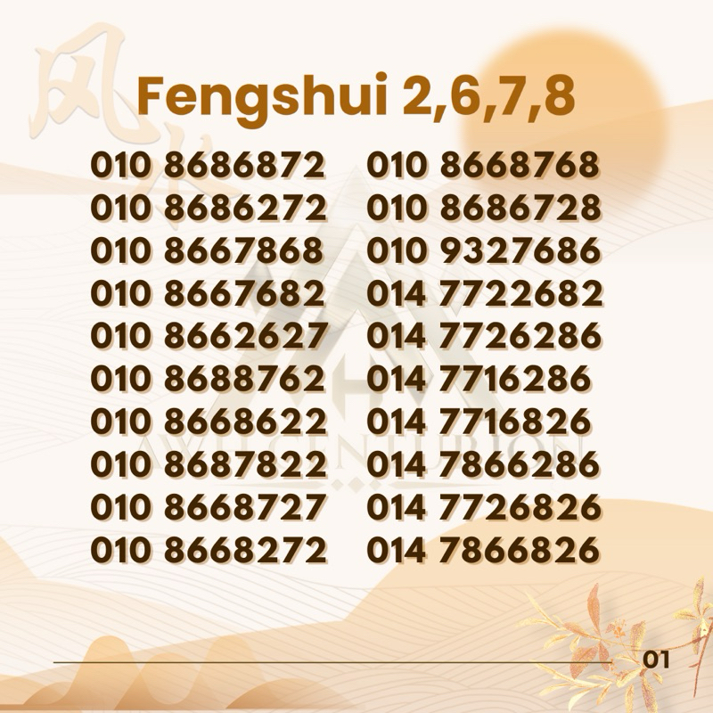 🔥风水易经2678 FengShui Number🔥 | Shopee Malaysia