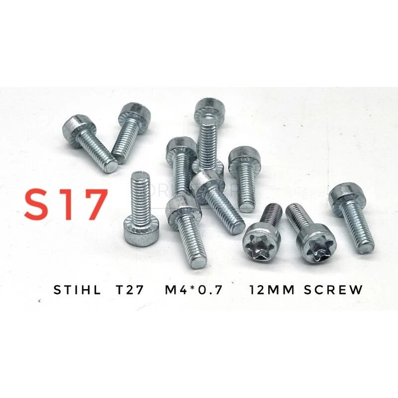 STIHL screw M4*0.7 12mm T27 Torx Screw | Shopee Malaysia