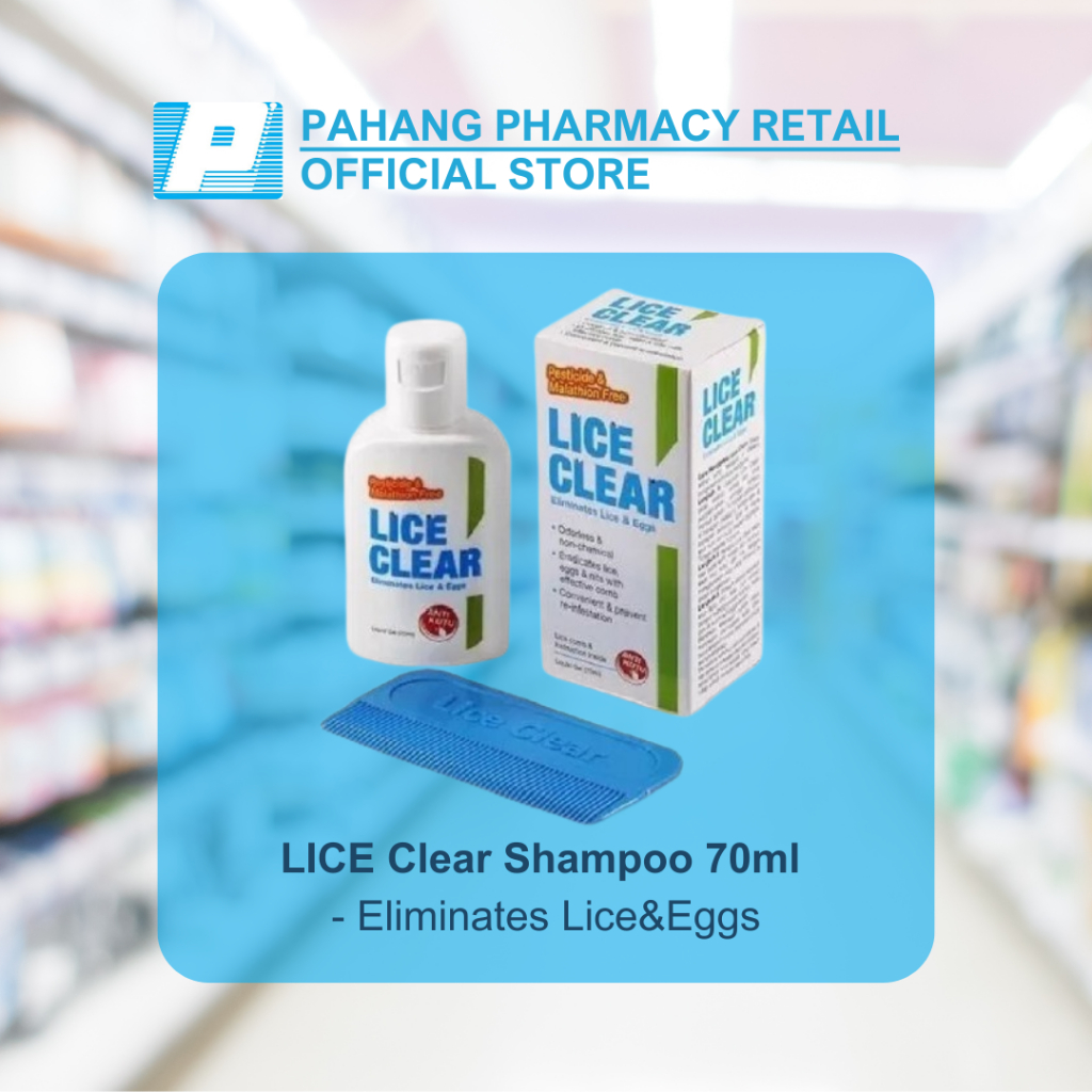 LICE Clear Shampoo 70ml - Eliminates Lice&Eggs | Shopee Malaysia