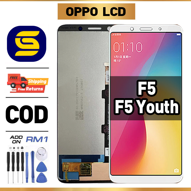 LCD OPPO F5/ F5 Youth Compatible For Glass Original Touch Screen Digitizer | Shopee Malaysia