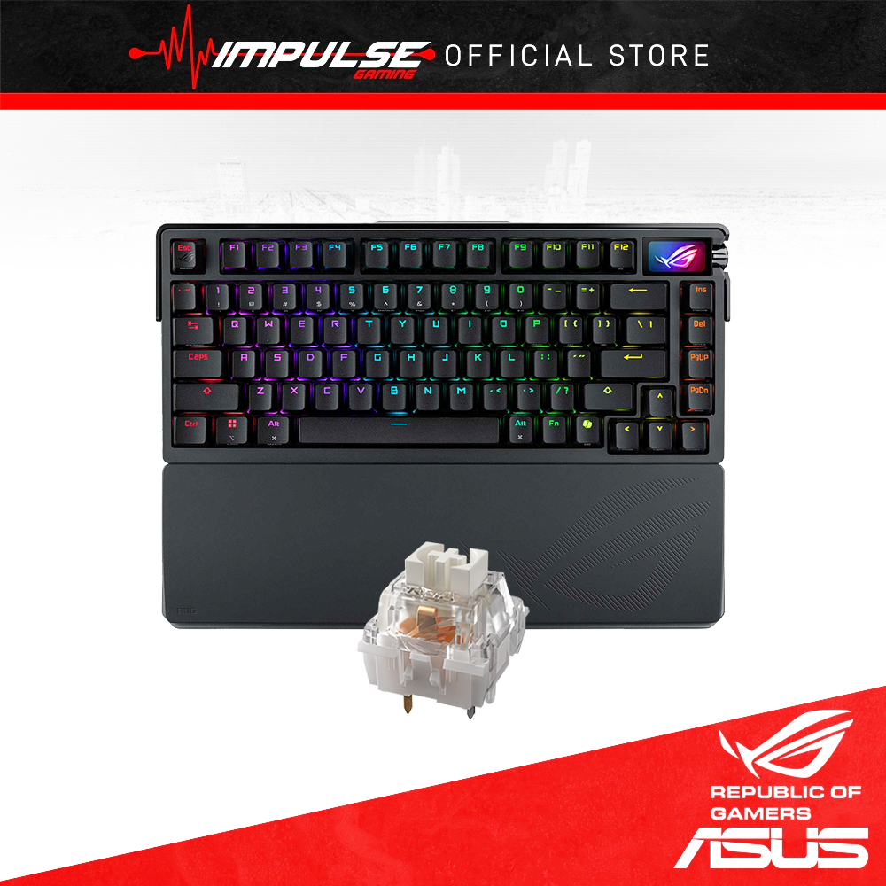 Asus ROG Azoth Extreme Snow Switches Keyboard Aluminum Alloy Chassis ...