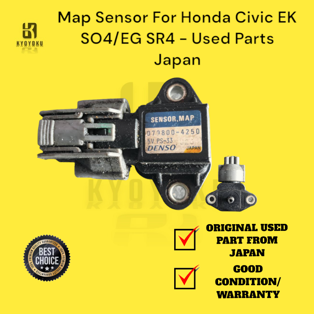 Map Sensor For Honda Civic EK SO4/EG SR4 - Used Parts Japan | Shopee ...