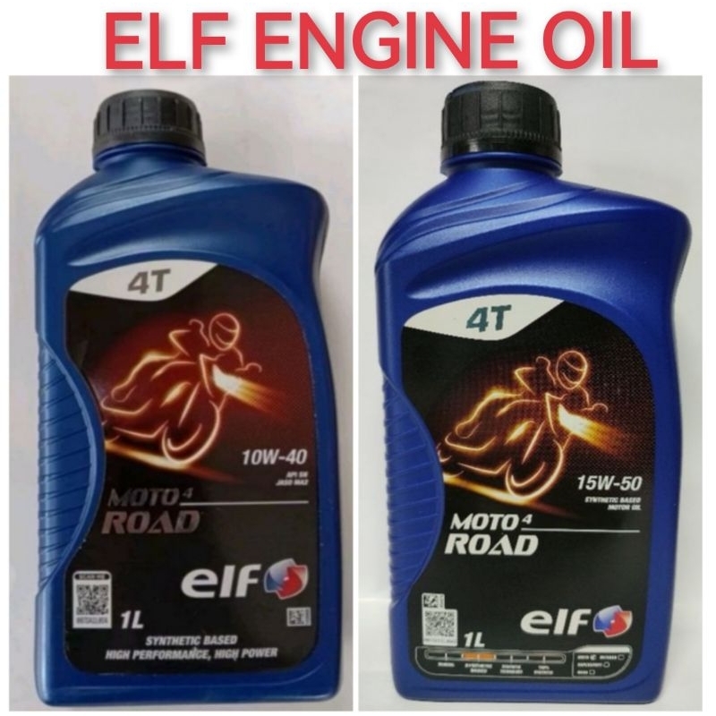 ELF 4T ENGINE OIL MOTORCYCLE 10W40 15W50 MOTO 4 ROAD - HARGA PEMBORONG ...