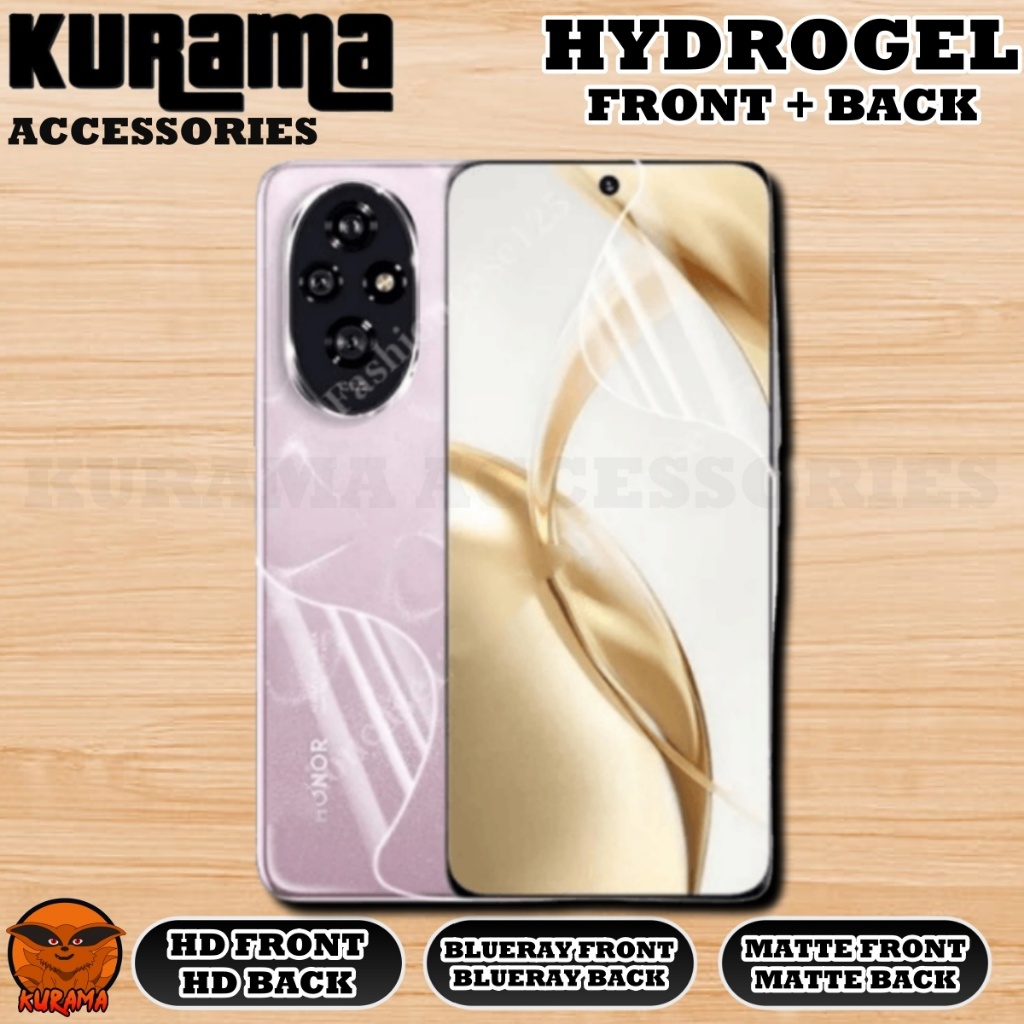 Hydrogel Front + Back Screen Protector Honor 400 Pro 400 Lite 300 Ultra 300 Pro 200 Smart 200 ...