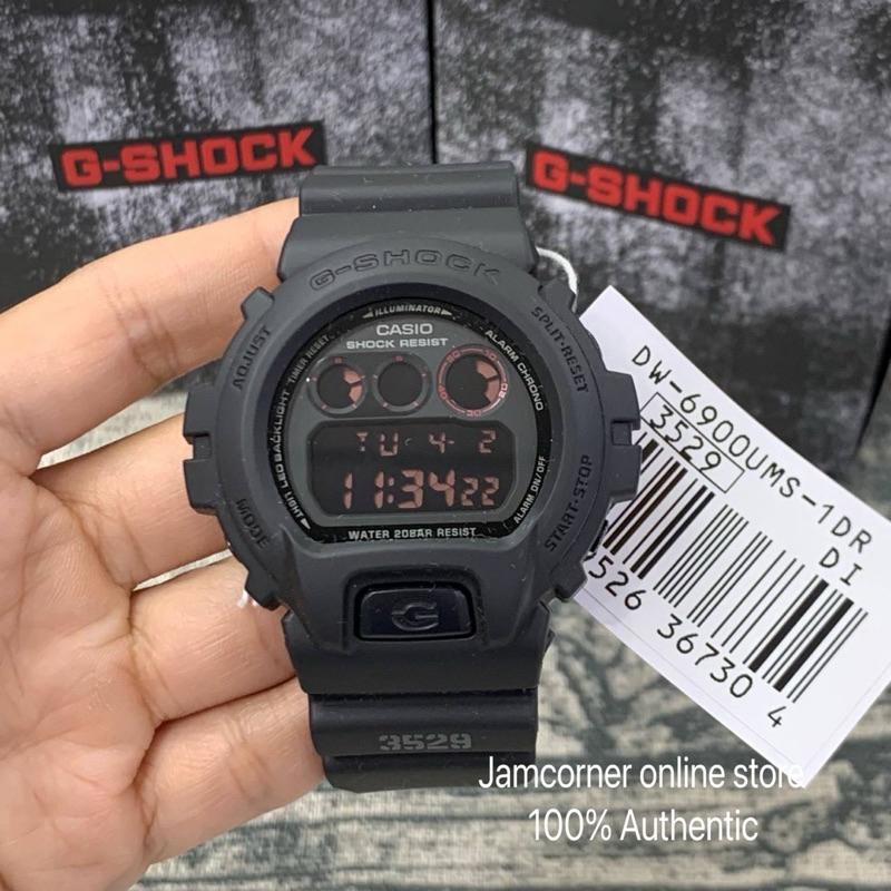 CASIO G-SHOCK AUTHENTIC DW-6900UMS-1DR POLIS EVO ORIGINAL | Shopee Malaysia