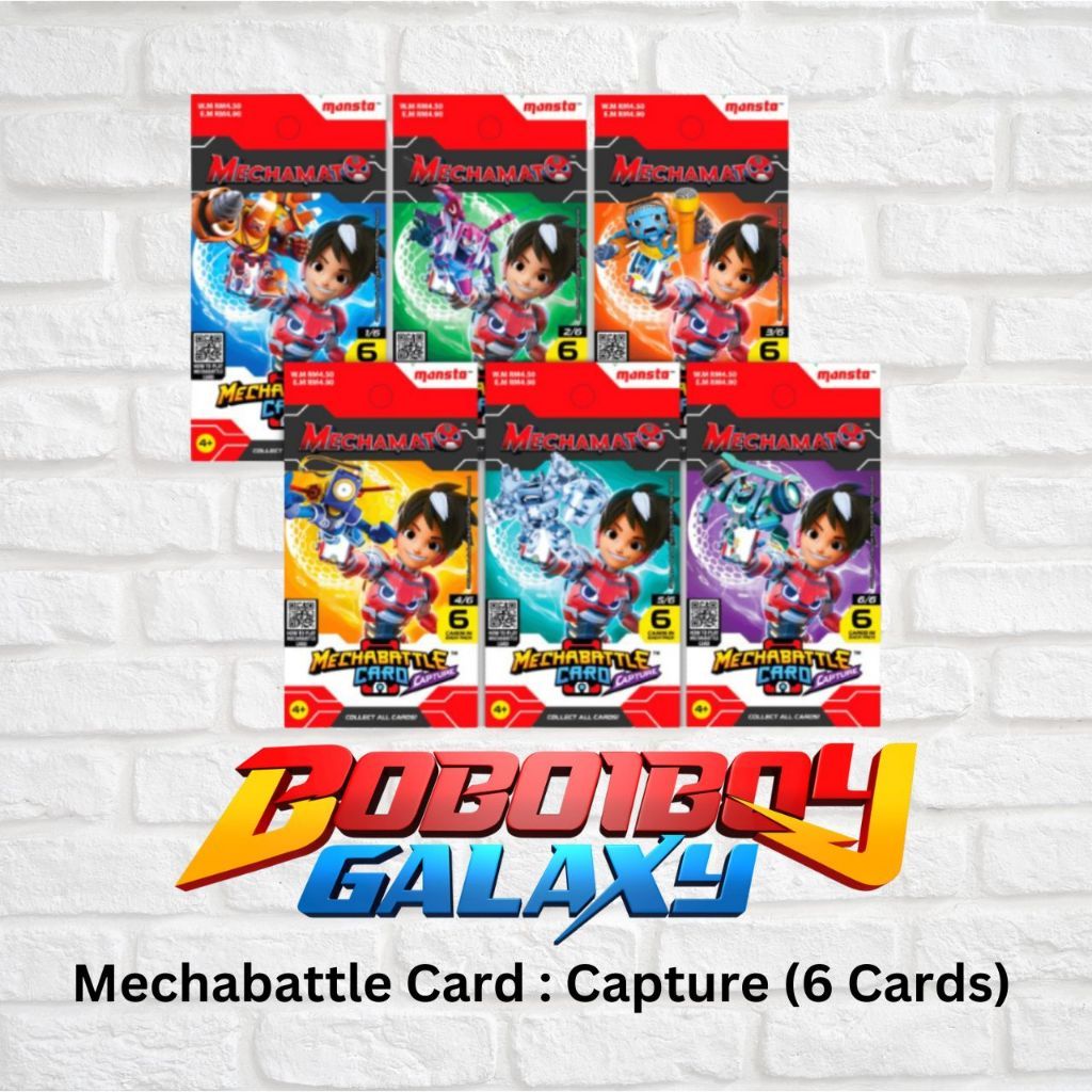 BOBOIBOY Galaxy Pek Mechabattle Card : Capture Kad Trading Card (5 ...
