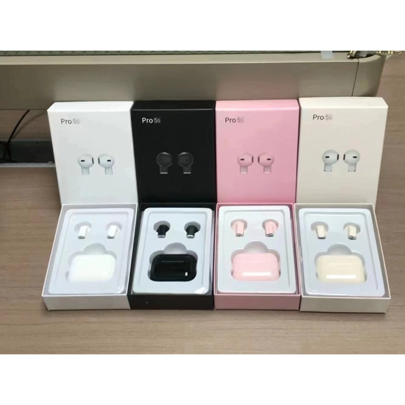 TWS PRO5S Mini Wireless Bluetooth Earphone Noise Reduction Sport Ultra ...
