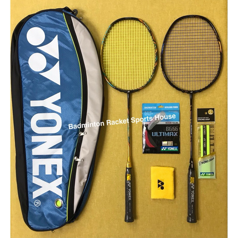Yonex DUORA 8XP 10LT & VOLTRIC ZZ-FORCE II Badminton Value Set | Shopee ...