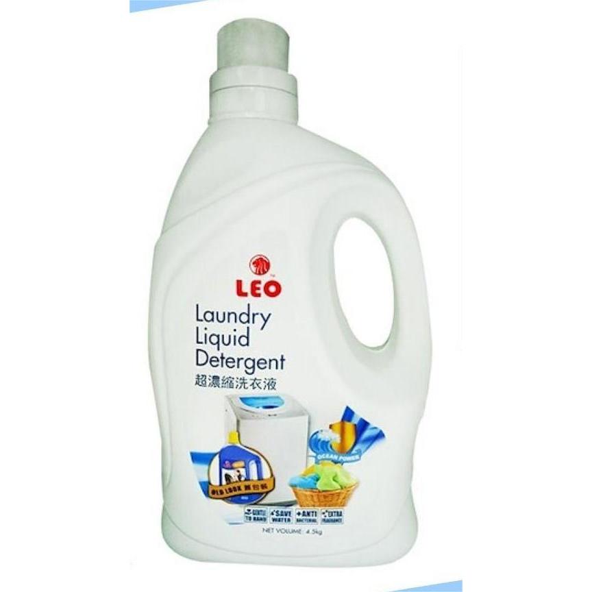 LEO LAUNDRY LIQUID DETERGENT OCEAN FRESH 4.5KG (1 ORDER 4 QTY) | Shopee ...