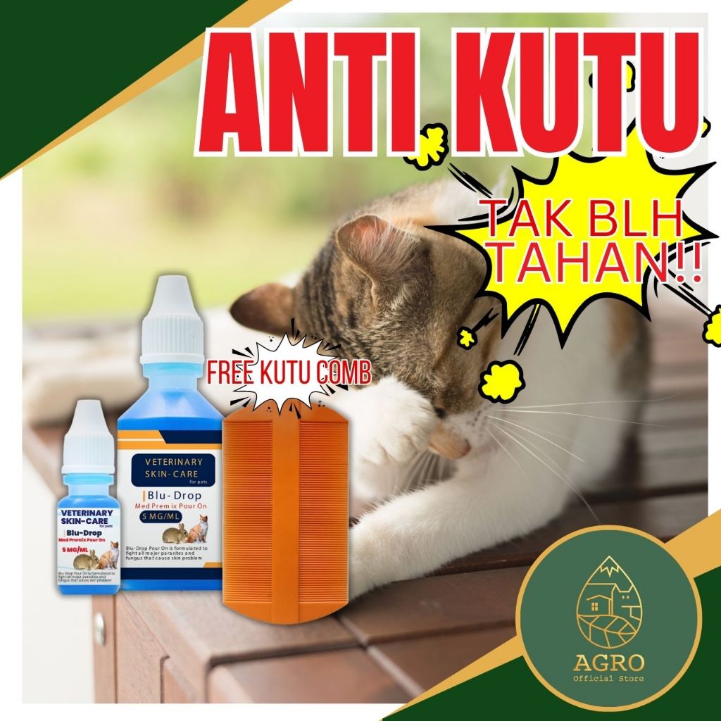 Kutu Comb | Advantage Cat Flea | Kucing | Sikat Kutu | Ubat Kutu Kucing ...
