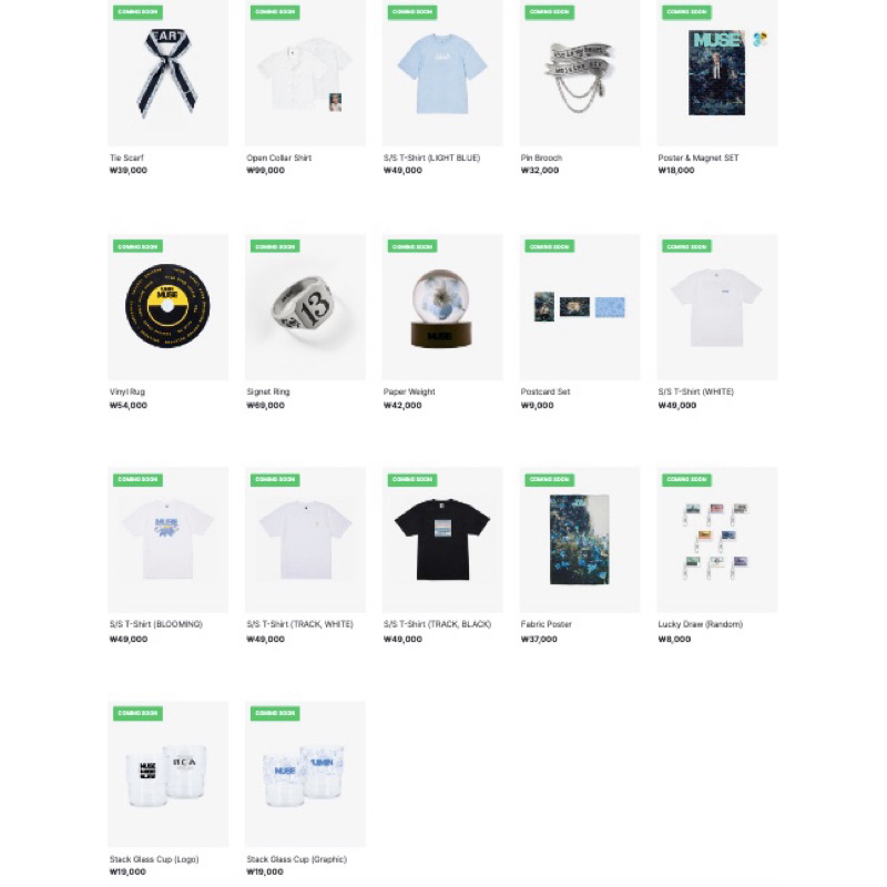 BTS Jimin Muse official merch (sealed full set) | Shopee Malaysia