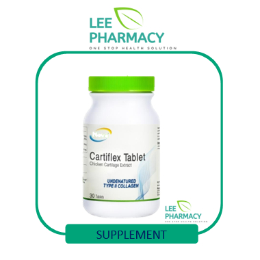 CARTIFLEX TABLET (CHICKEN CARTILAGE EXTRACT) UNDENATURED TYPE II ...