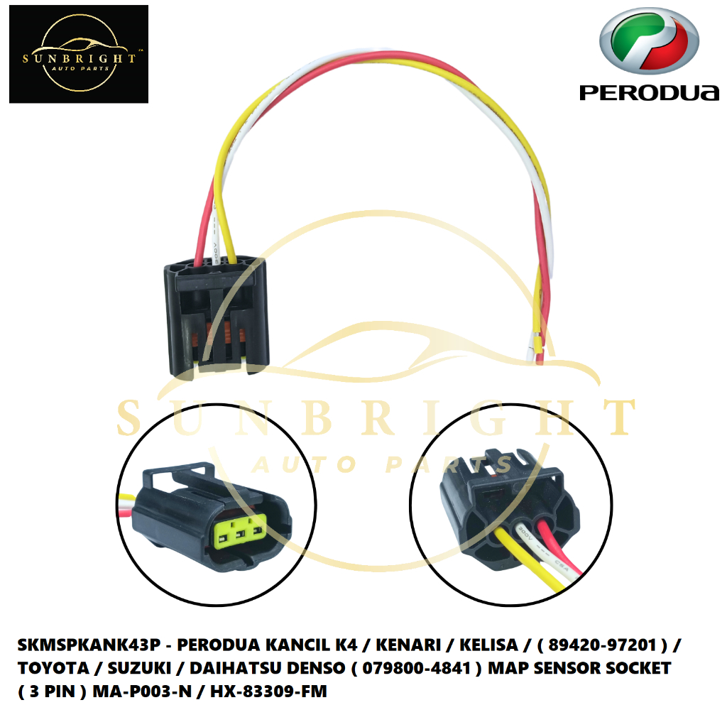 PERODUA KANCIL / TOYOTA / SUZUKI / DAIHATSU DENSO ( 079800-4841 ) MAP ...