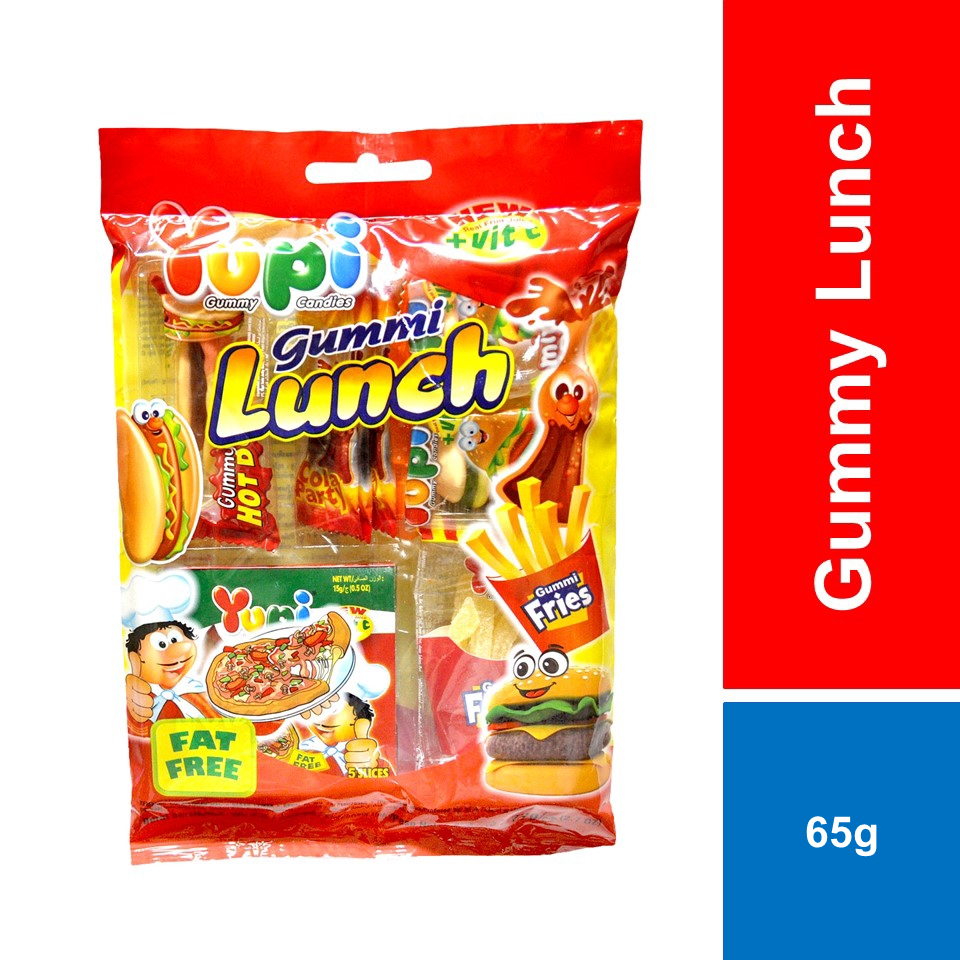 Yupi Gummy Lunch 65g | Shopee Malaysia