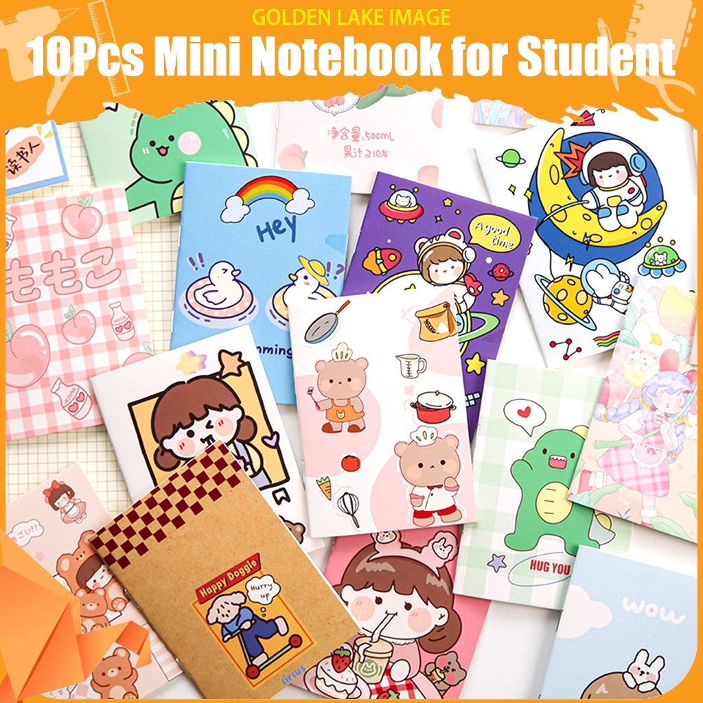 10Pcs Mini Notebook for Student Office Cute Notebook Wholesale Ready ...