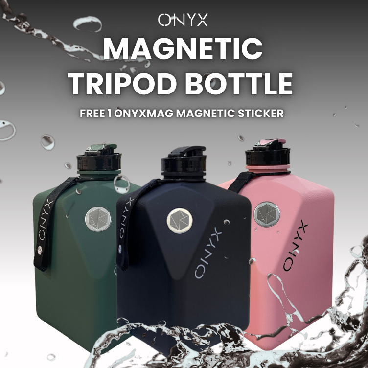 ONYX Bottle ver 1.0- 2.7L Oversized Magnetic Tripod Water Bottle ...