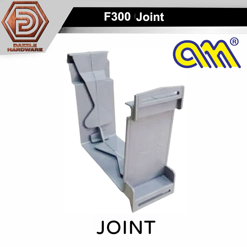 F300 gutter joint pvc gutter socket penyambung gutter pvc penyambung ...