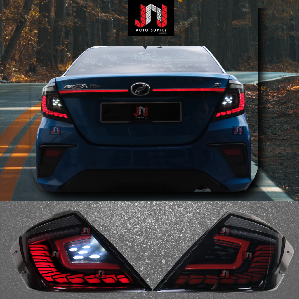 Perodua Bezza 2016 - 2024 Tail Lamp Dragon Scale V2 with running signal ...