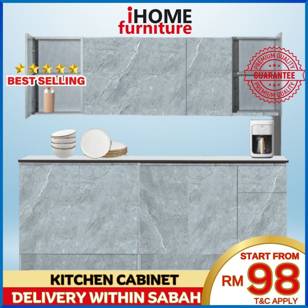 iHOME SABAH FURNITURE 🔥READY STOCK🔥Kitchen Cabinet Series Melamine Top ...