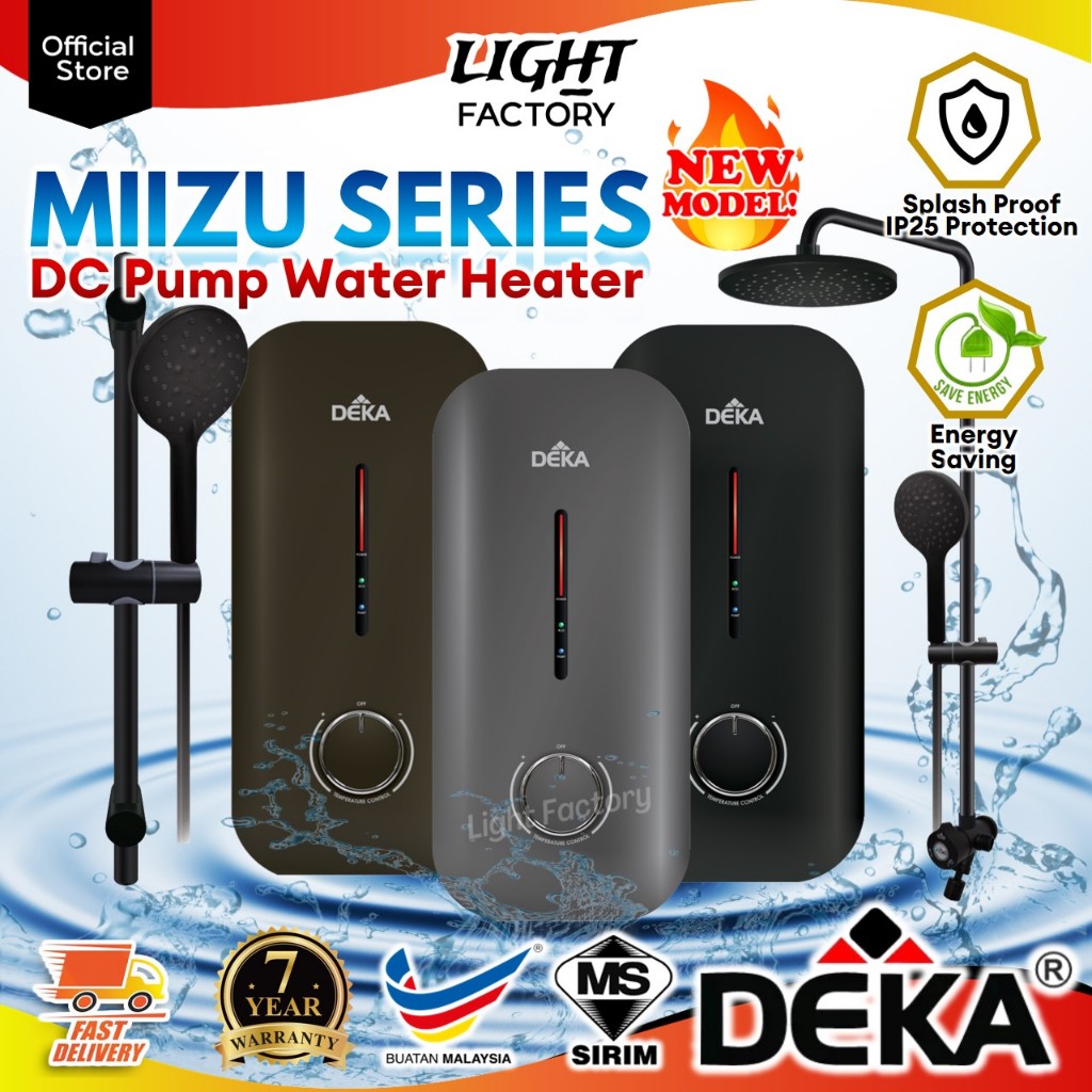 🔥NEW MODEL🔥DEKA MIIZU 90 DC Silent Inverter Pump Instant Heat Water ...