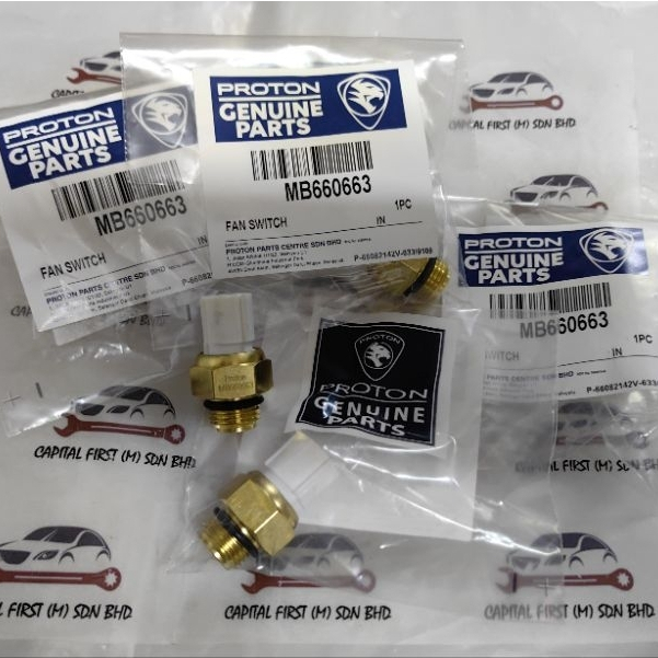 MB660663 PROTON RADIATOR COOLANT FAN SWITCH PROTON SATRIA WIRA 1.3 1.5 ...