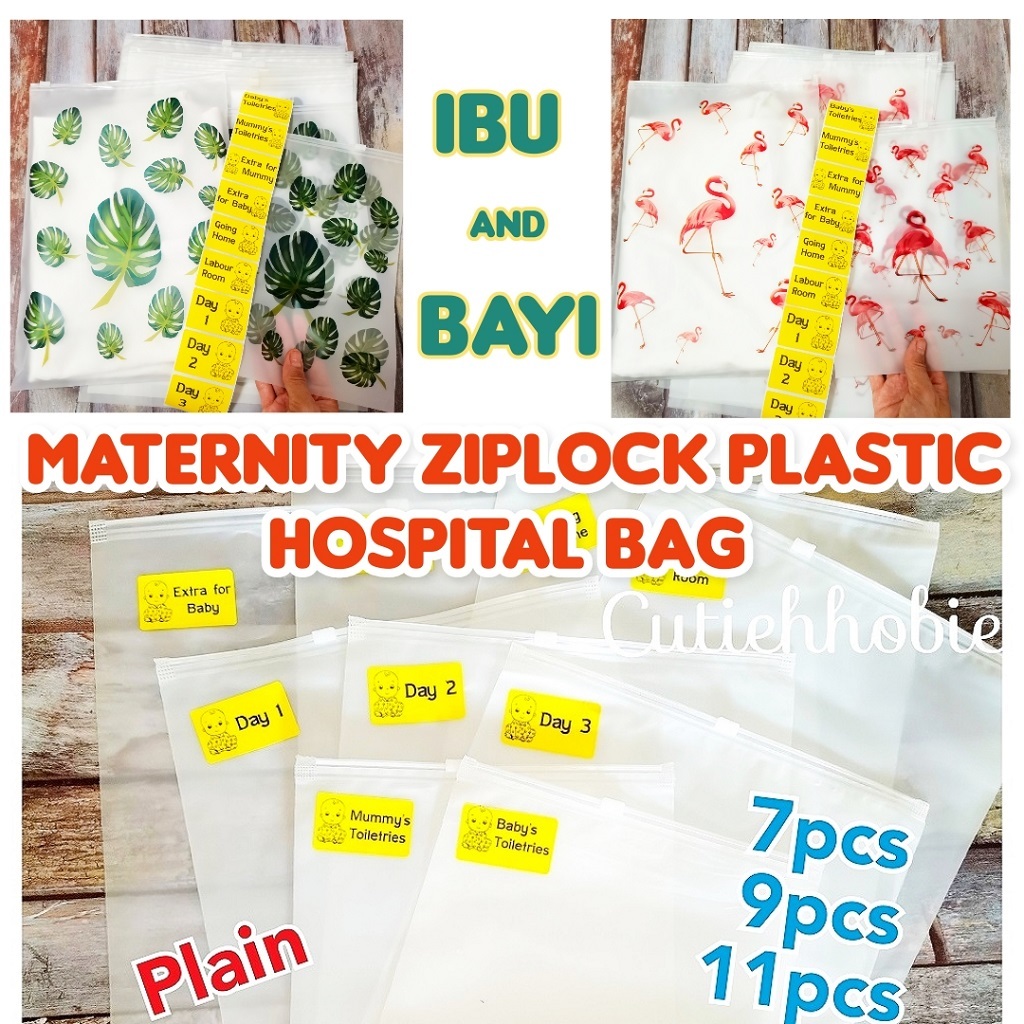 Bag Plastik Hospital Ibu Bersalin Maternity With Checklist Barang Baby ...