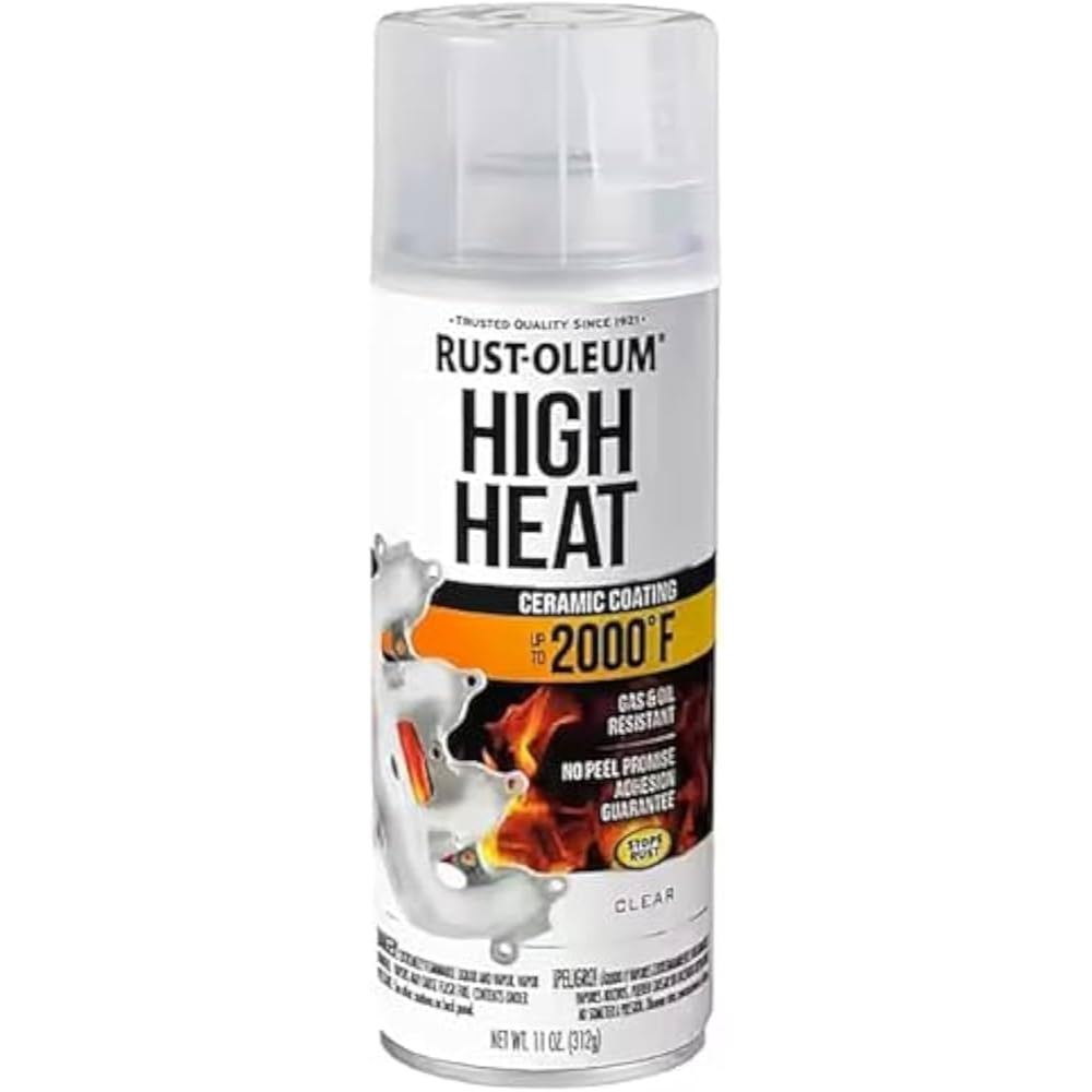 🇺🇸 Rust- Oleum High Heat 2000F Gas & Oil Resistant 260771 Clear - 312g ...