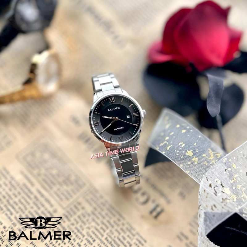 [Original] Balmer 8176L SS-48 Elegance Sapphire Women's Watch with ...