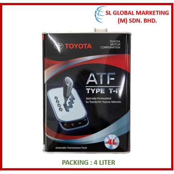 ORIGINAL TOYOTA ATF TYPE-IV ATF FLUID - 4 LITER | Shopee Malaysia